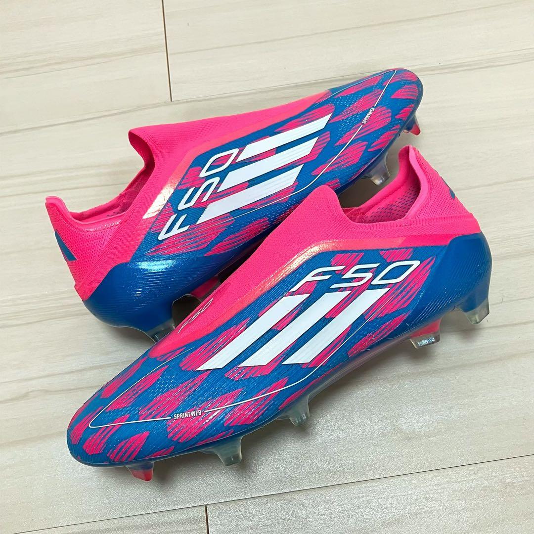 adidas アディダス F50 エリート レースレス FG 25.0 ピンク