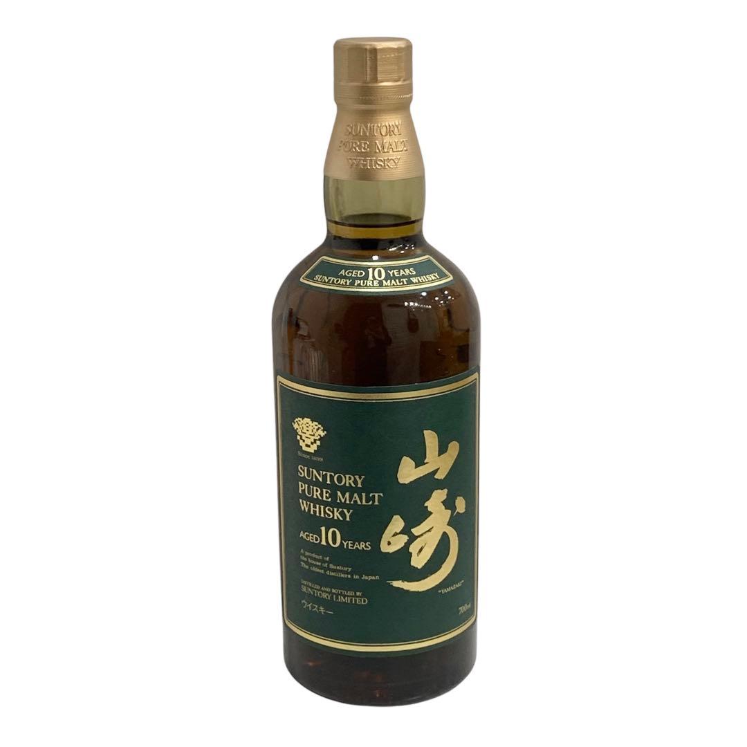 ●【未開封】サントリー 山崎 10年 ピュアモルトウイスキー 700 ml