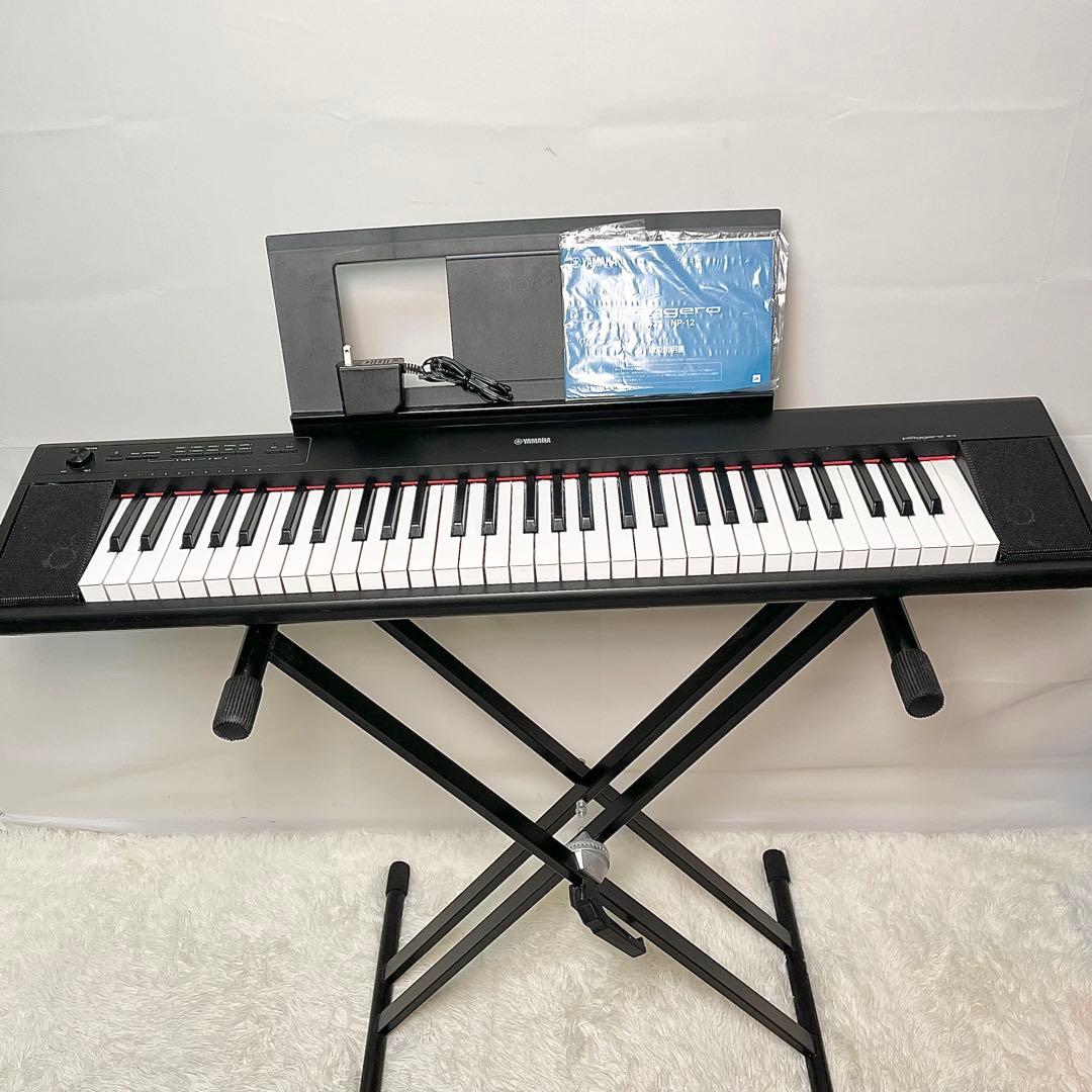 【美品】YAMAHA 電子ピアノ Piaggero NP-12 スタンド付き