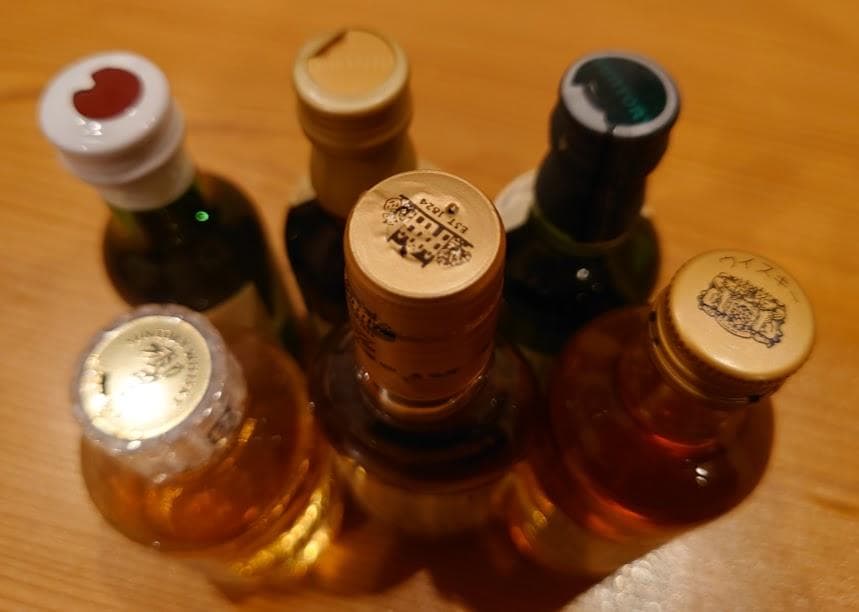 ミニボトル　12年　６本SET　50ML　ウイスキーセット