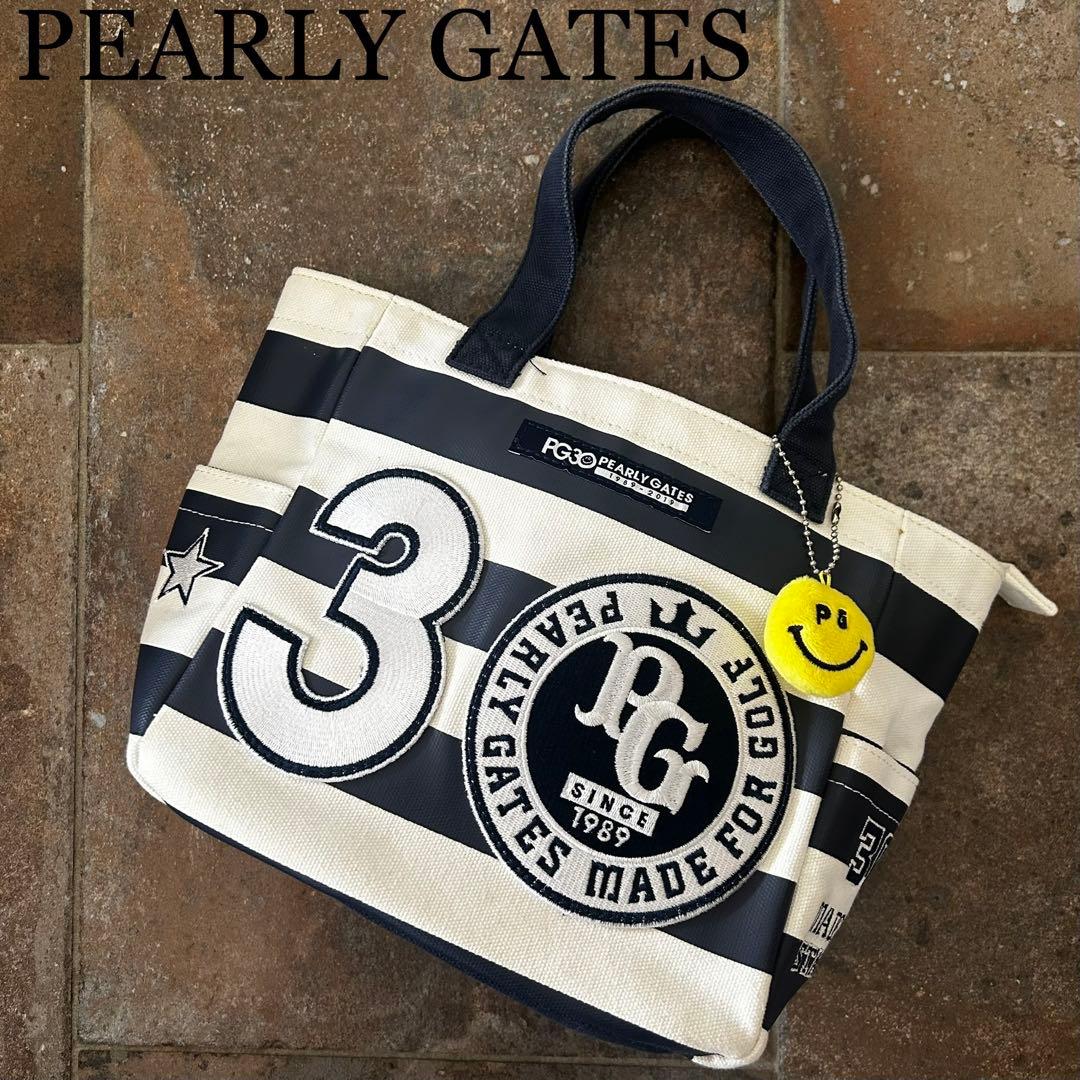 PEARLY GATES カートバッグ　30周年ワッペンニコちゃん