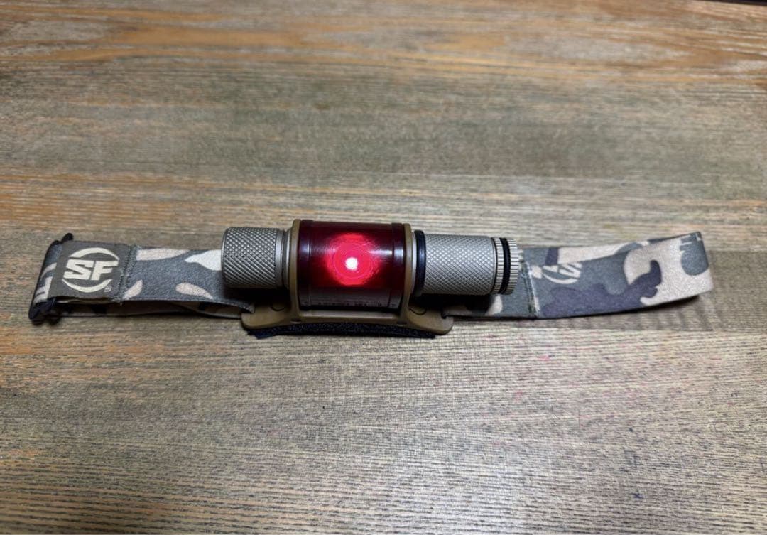 SureFire ヘッドランプ 迷彩（バンド部分）