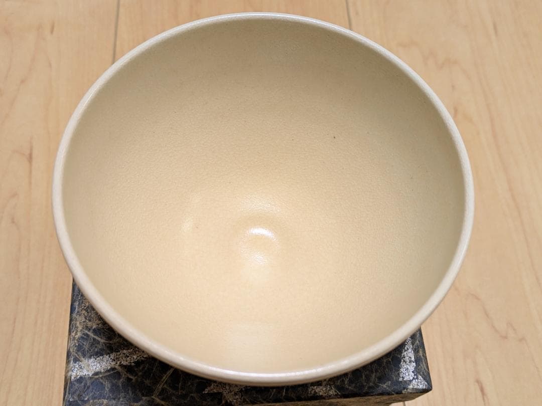 京焼　楽焼　仁清写　川添寿楽　源氏車模様　抹茶茶碗　抹茶椀　茶道　茶道具