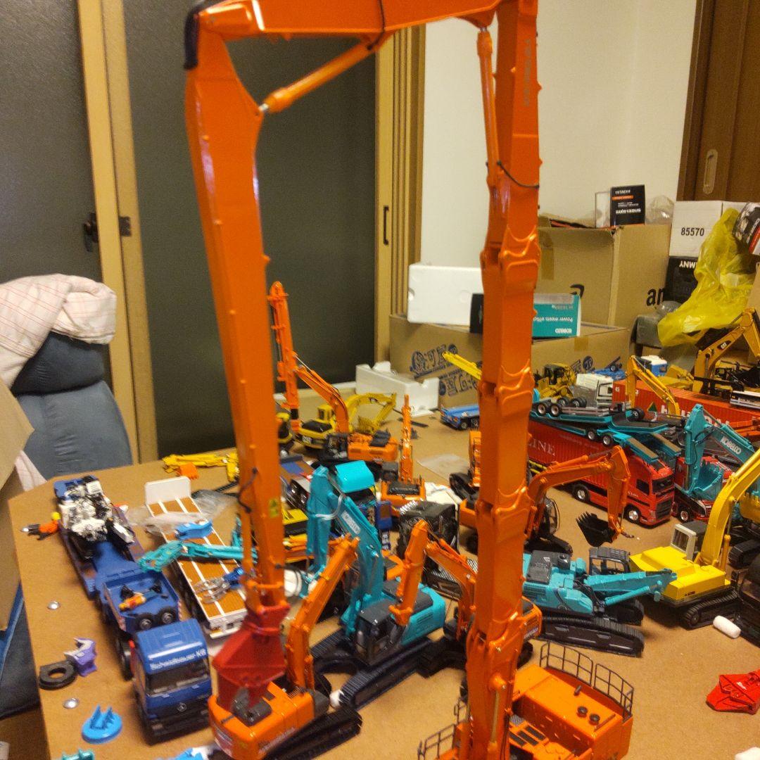 日立建機　ZAXIS 1000K ロングブーム、ツーピースブーム　1/50