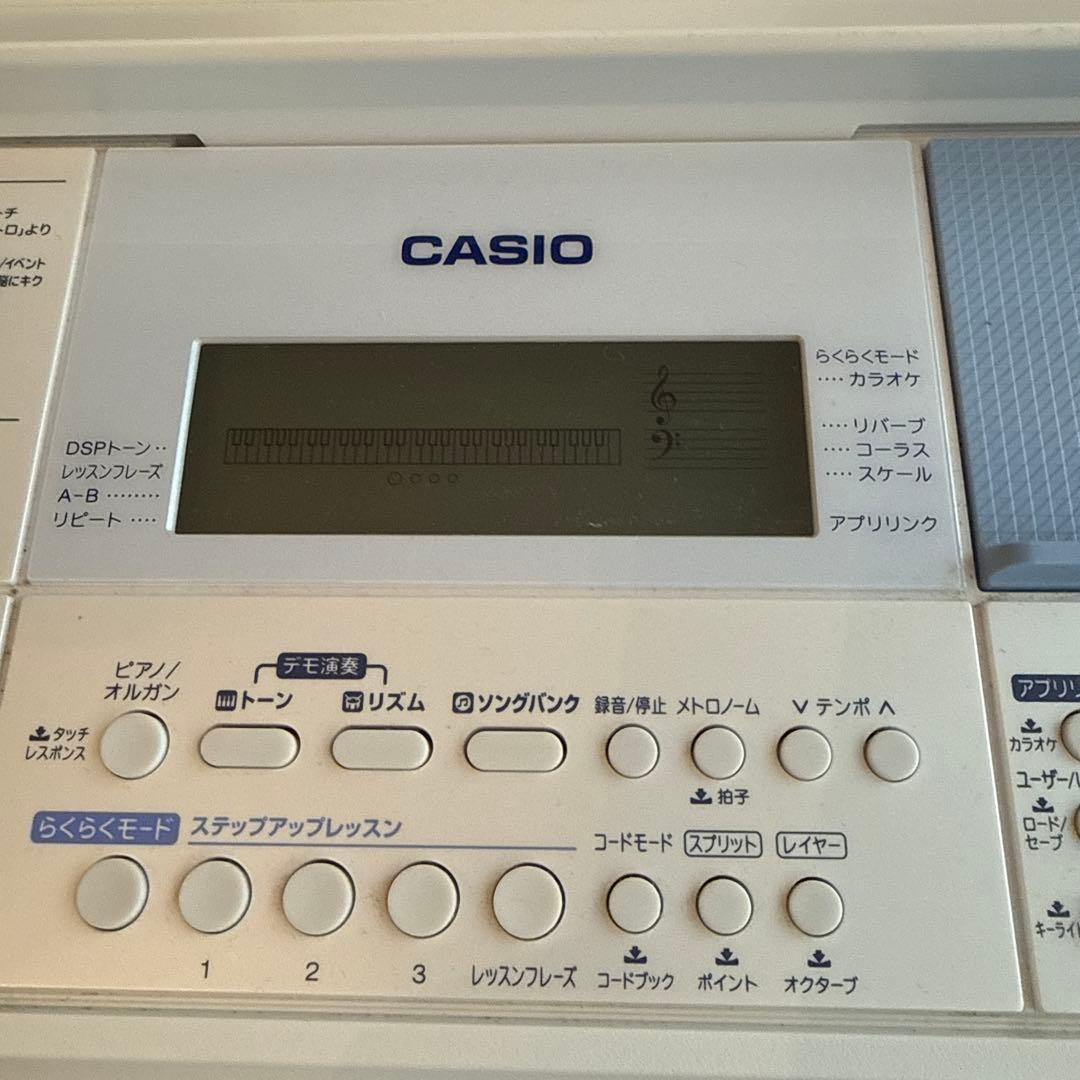 CASIO 電子ピアノ　LK-515 ヒカリナビゲーション　卓置き