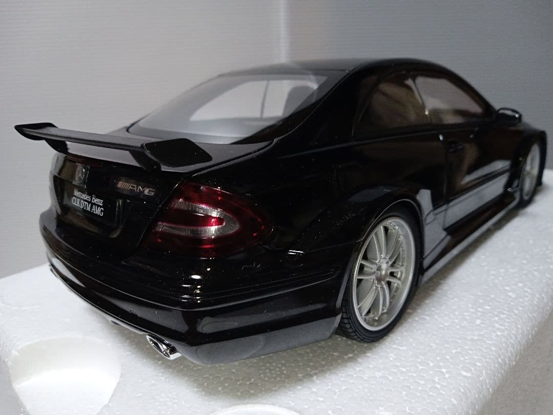 京商 1/18 メルセデスベンツ CLK DTM AMG 黒 クーペ ミニカー