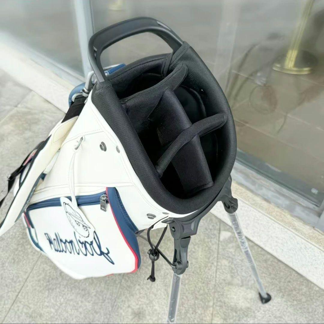malbon golf マルボン キャディバッグ 新品 人気 ホワイト