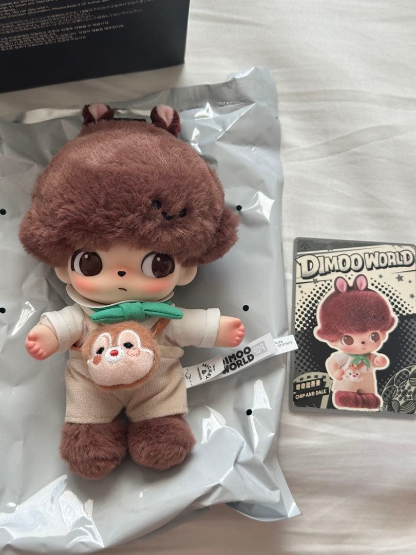 DIMOO WORLD × DISNEY ぬいぐるみチップとデール　ミニー