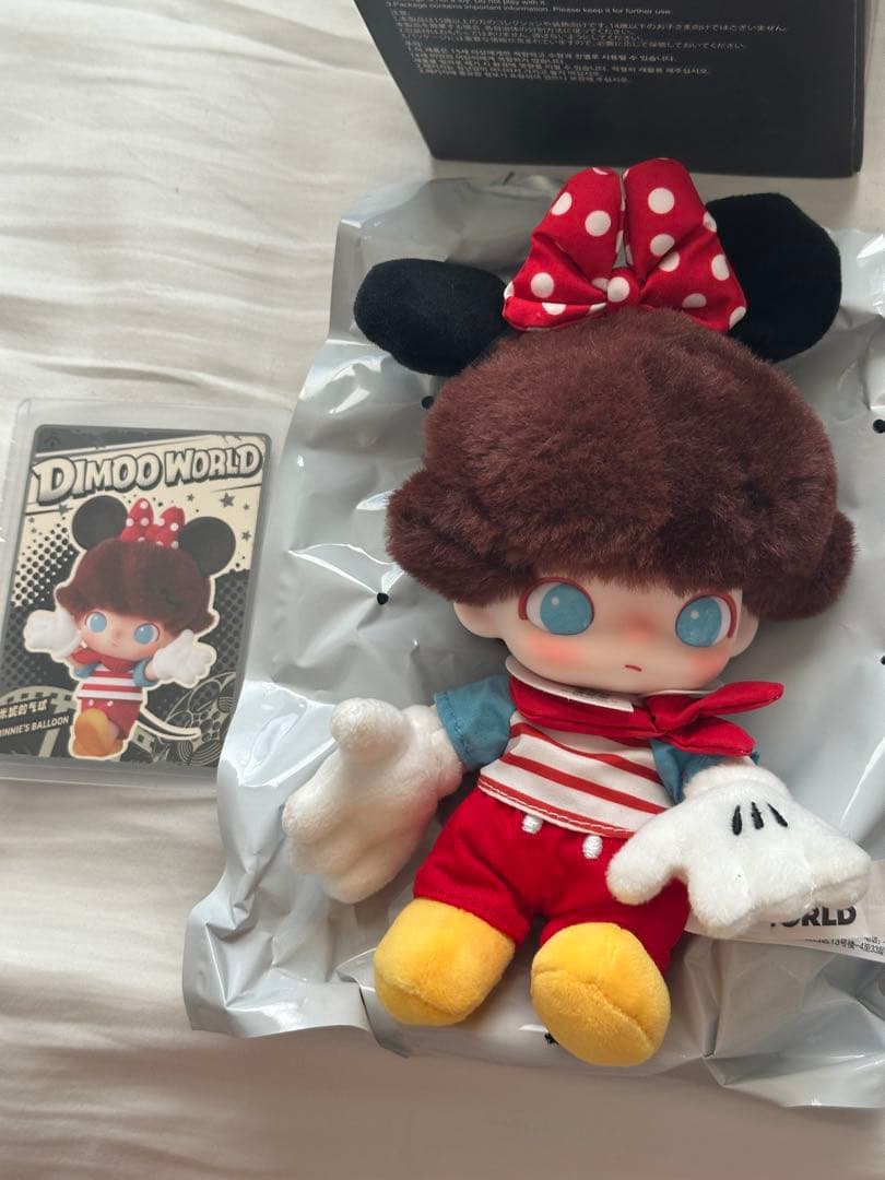 DIMOO WORLD × DISNEY ぬいぐるみチップとデール　ミニー