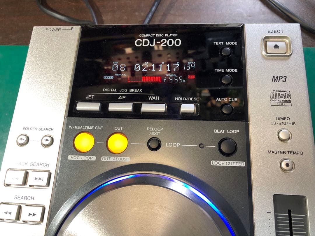 Pioneer dj パイオニア　CDJ-200 レンズクリーニング