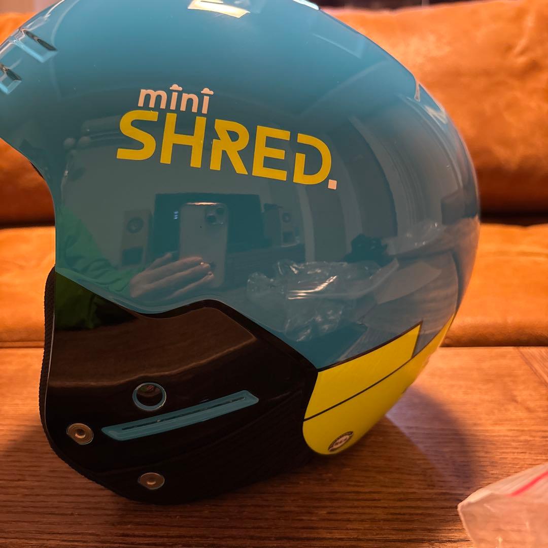 mini SHRED. ヘルメット 青
