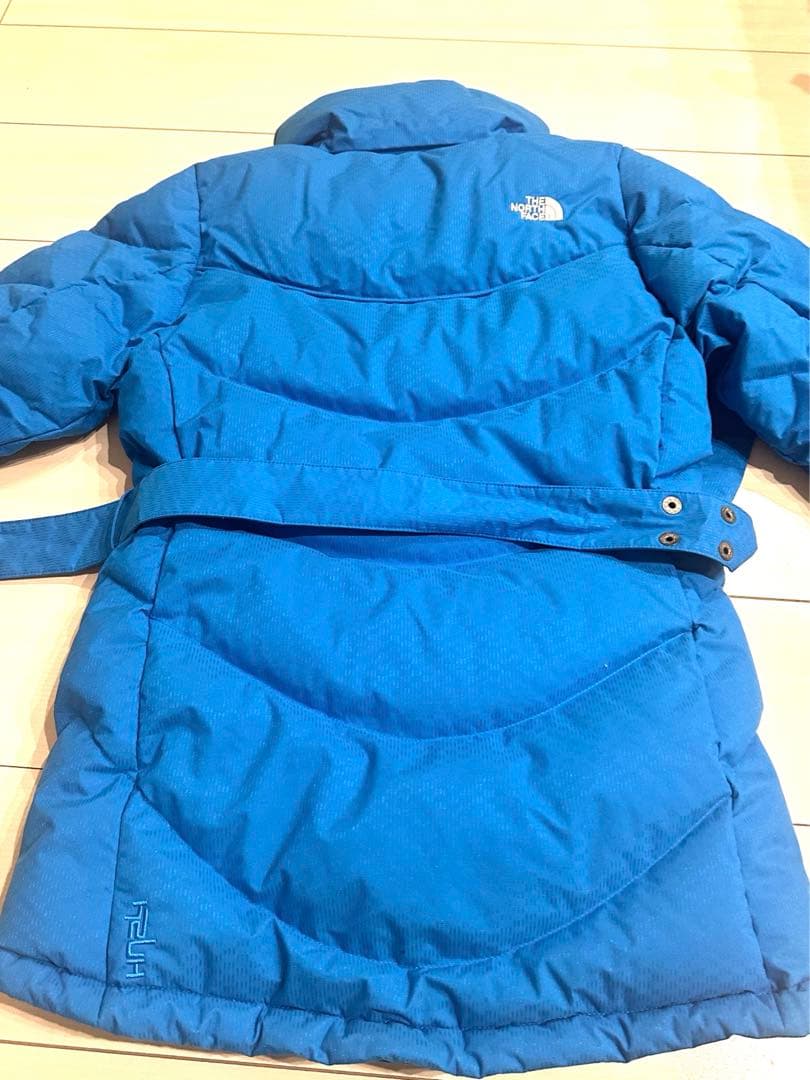 ザノースフェイスTHENORTHFACEダウンサイズXS/TP カラー水色　美品