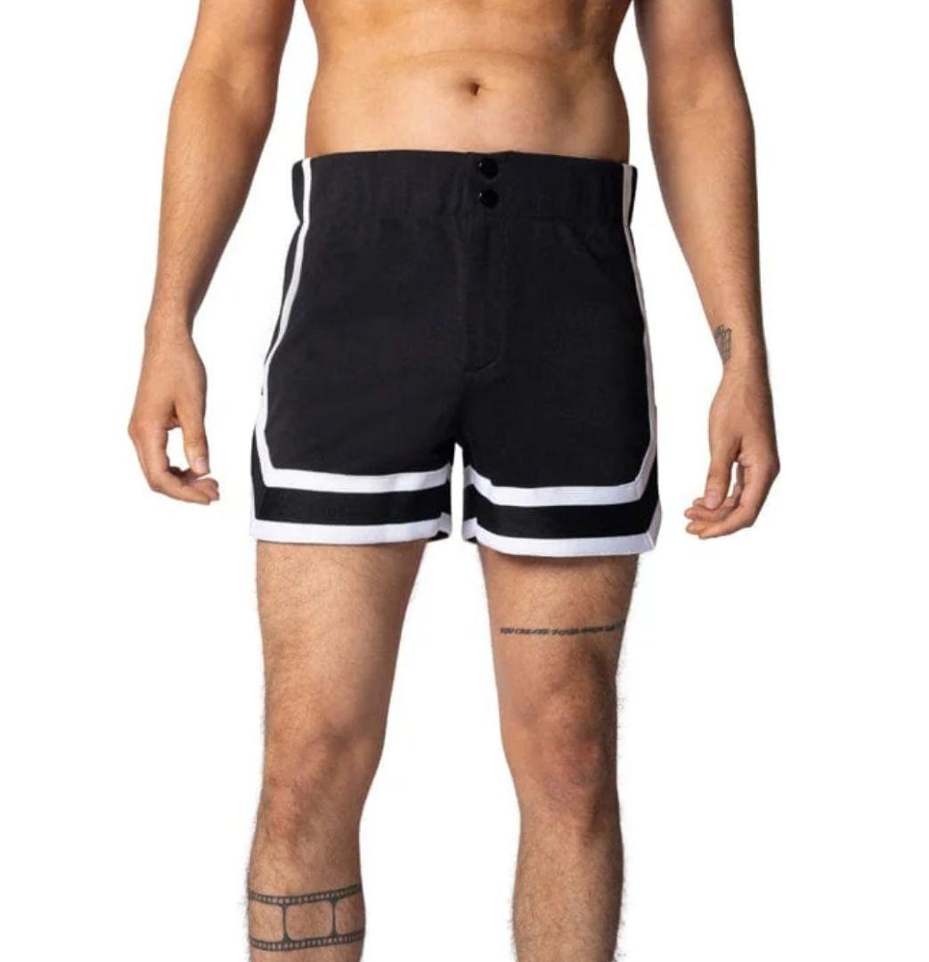 Athletic Stripe Coaches Shorts （＃bike）M