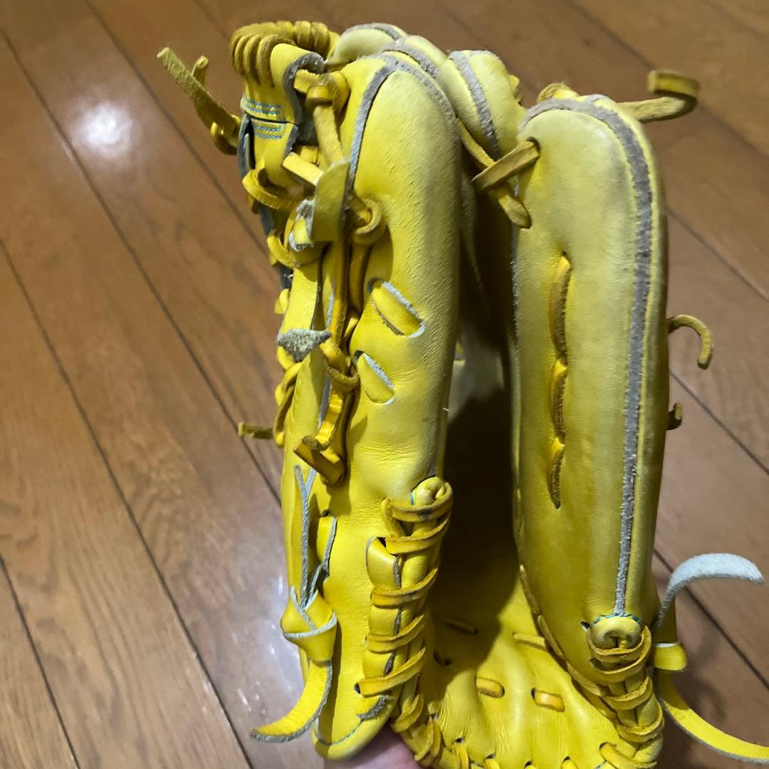 ゴールドステージ 硬式グローブ イエロー 25.5cm