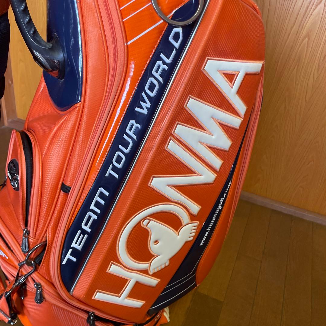 HONMA TOUR WORLD プロモデルキャディバッグ ３点式　オレンジ