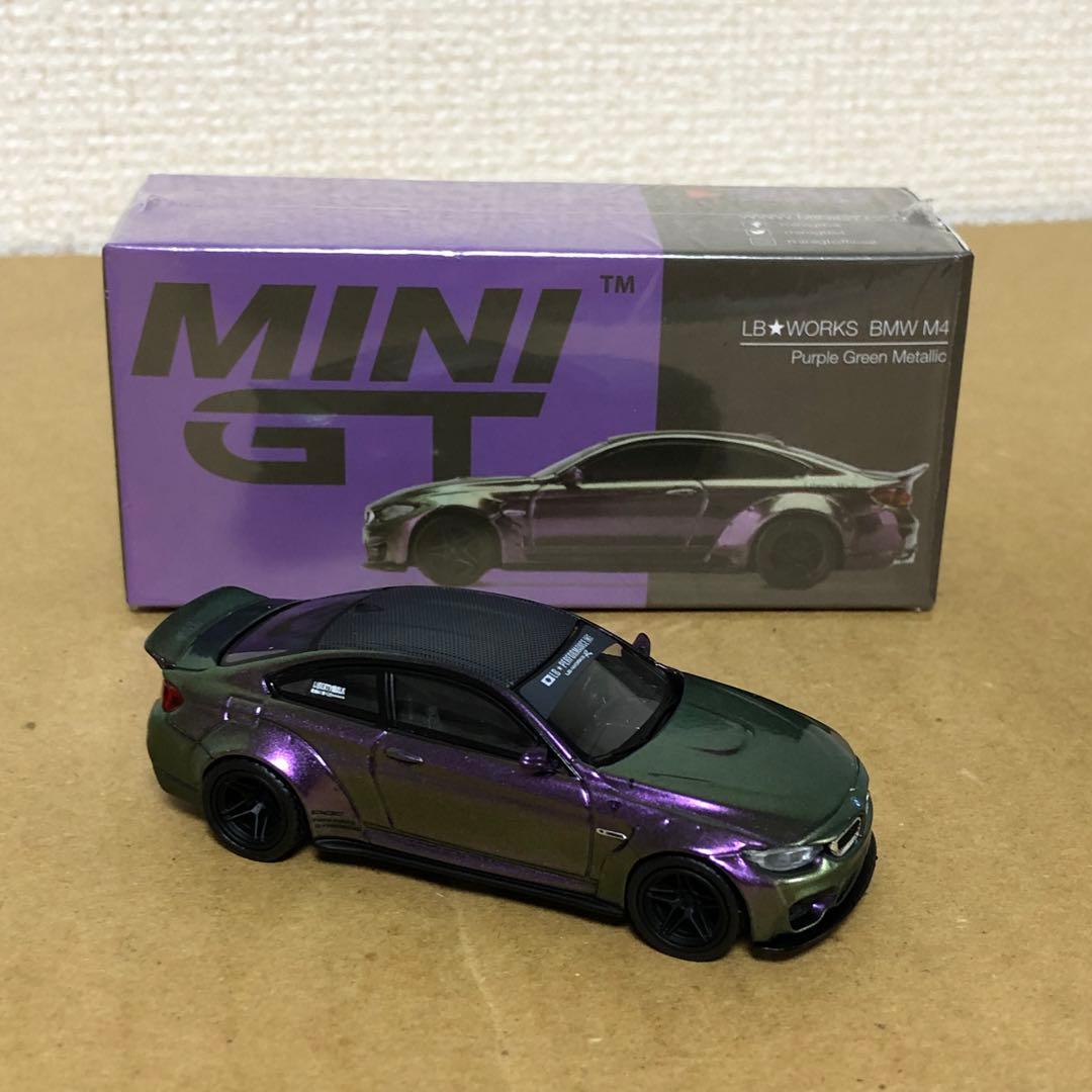 MINI GT　LB WORKS  M4　パープル グリーン メタリック
