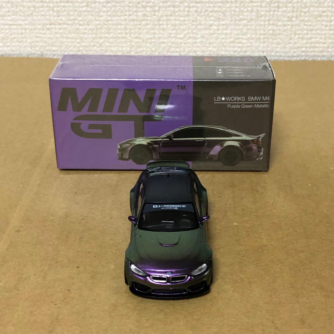 MINI GT　LB WORKS  M4　パープル グリーン メタリック