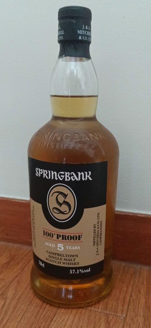 SPRINGBANK 100°PROOF 5年