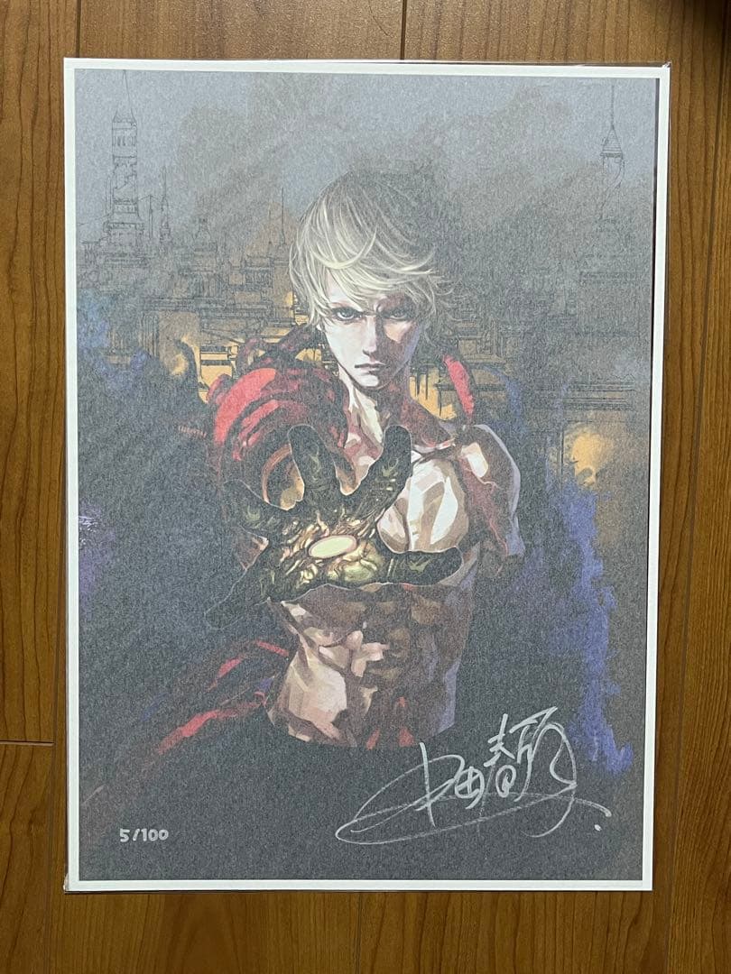 中田春彌 Levius 原画展 直筆サイン入り描き下ろしアートグラフ