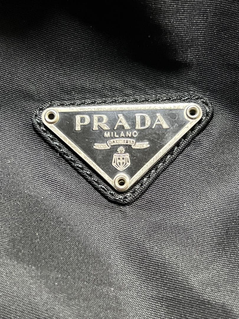 【 美品 】PRADA ボストンバッグ 2way 三角ロゴ ナイロン ブラック
