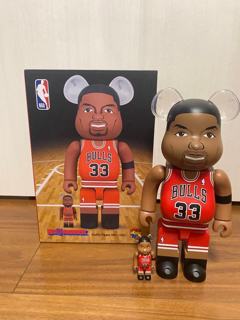 BE@RBRICK Scottie Pippen 100％ & 400％正規品