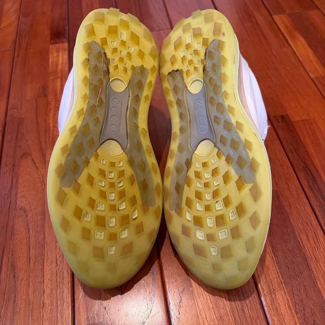 ECCO ゴルフシューズ BOAフィット ホワイト