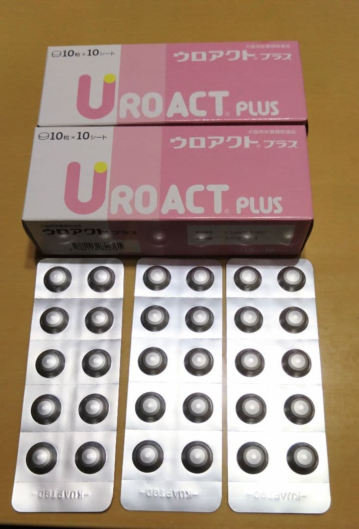 UROACT PLUS 猫用サプリメント 10錠×10シート　2箱＋30錠