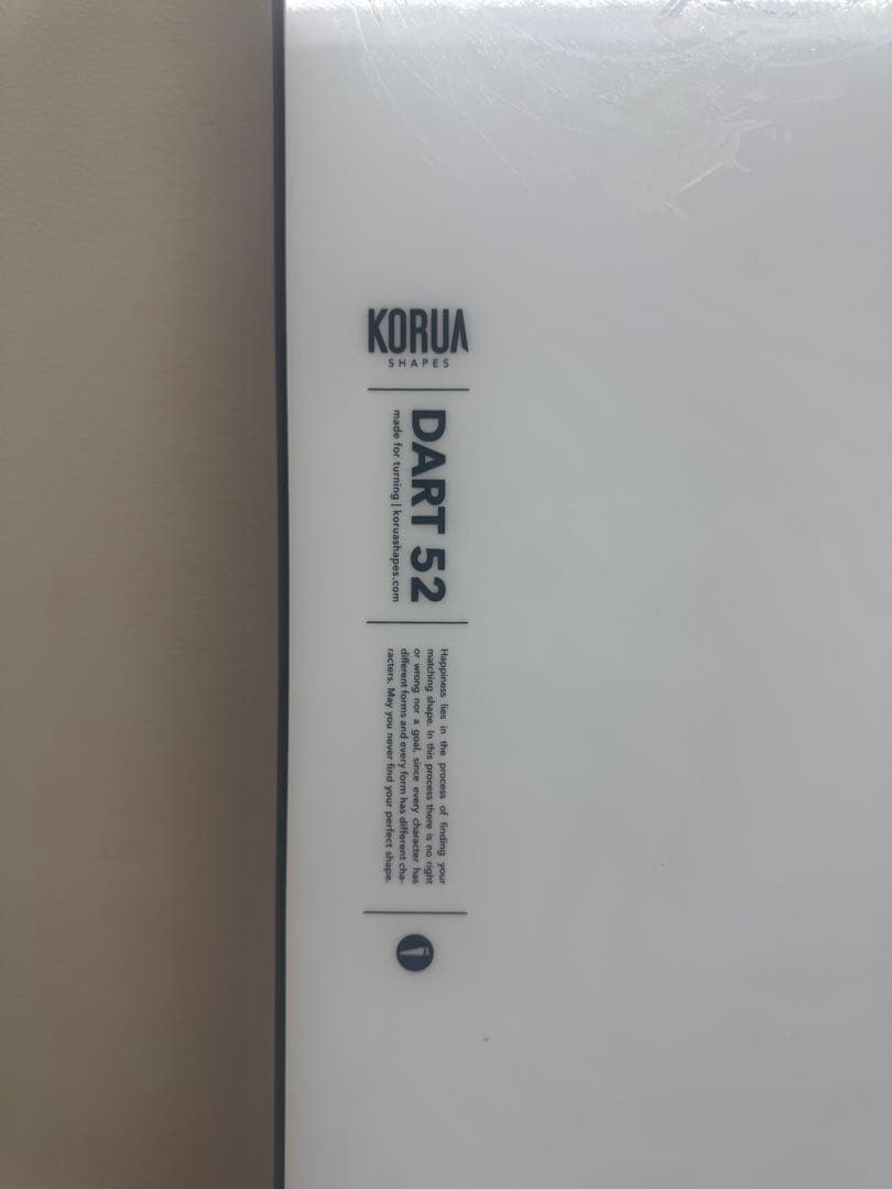 KORUA DART 52 スノーボード ホワイト