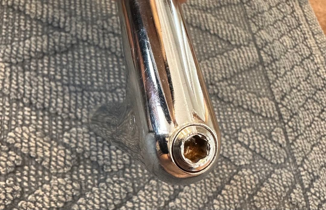 美品 NJS NITTO 日東 ステム 鉄 110mm 58度　②