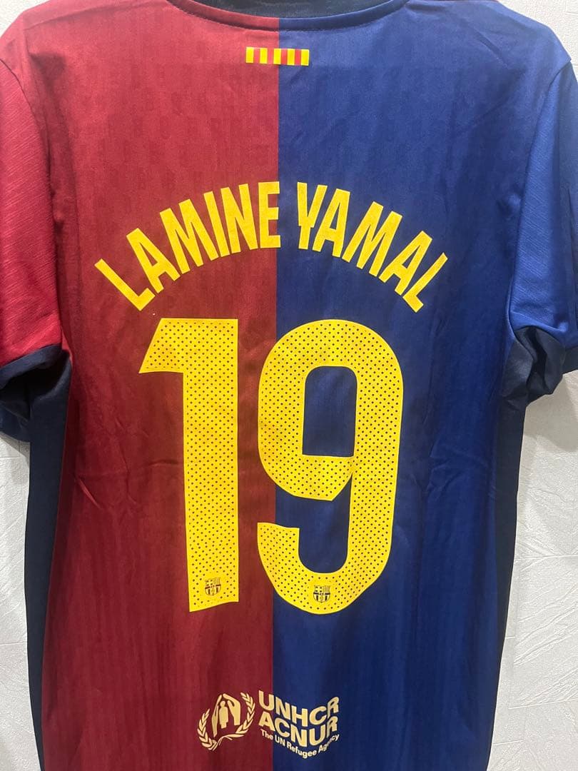 値下げ FCバルセロナ Lamine Yamal 19番 ウェアパンツセット L