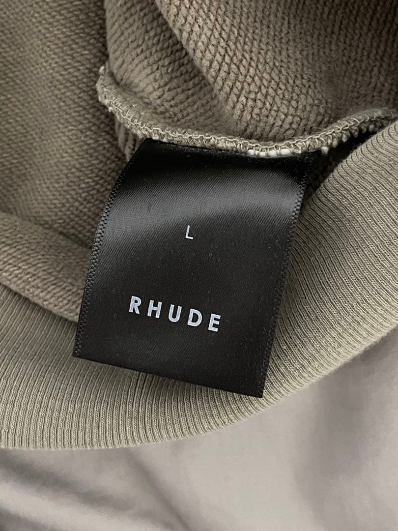 ウェア Rhude Tan Cropped Desert Valley Hoodie