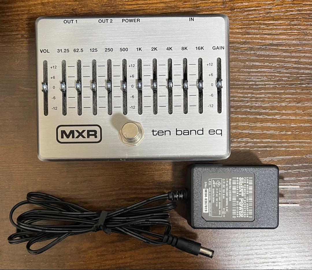 MXR ten band eq ギターエフェクター（箱無し）アダプター付き