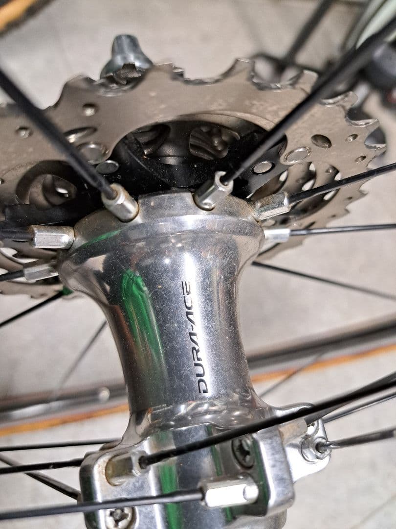 ジャンク DURA-ACE 完組カーボンディープホイールセットWH-R7801