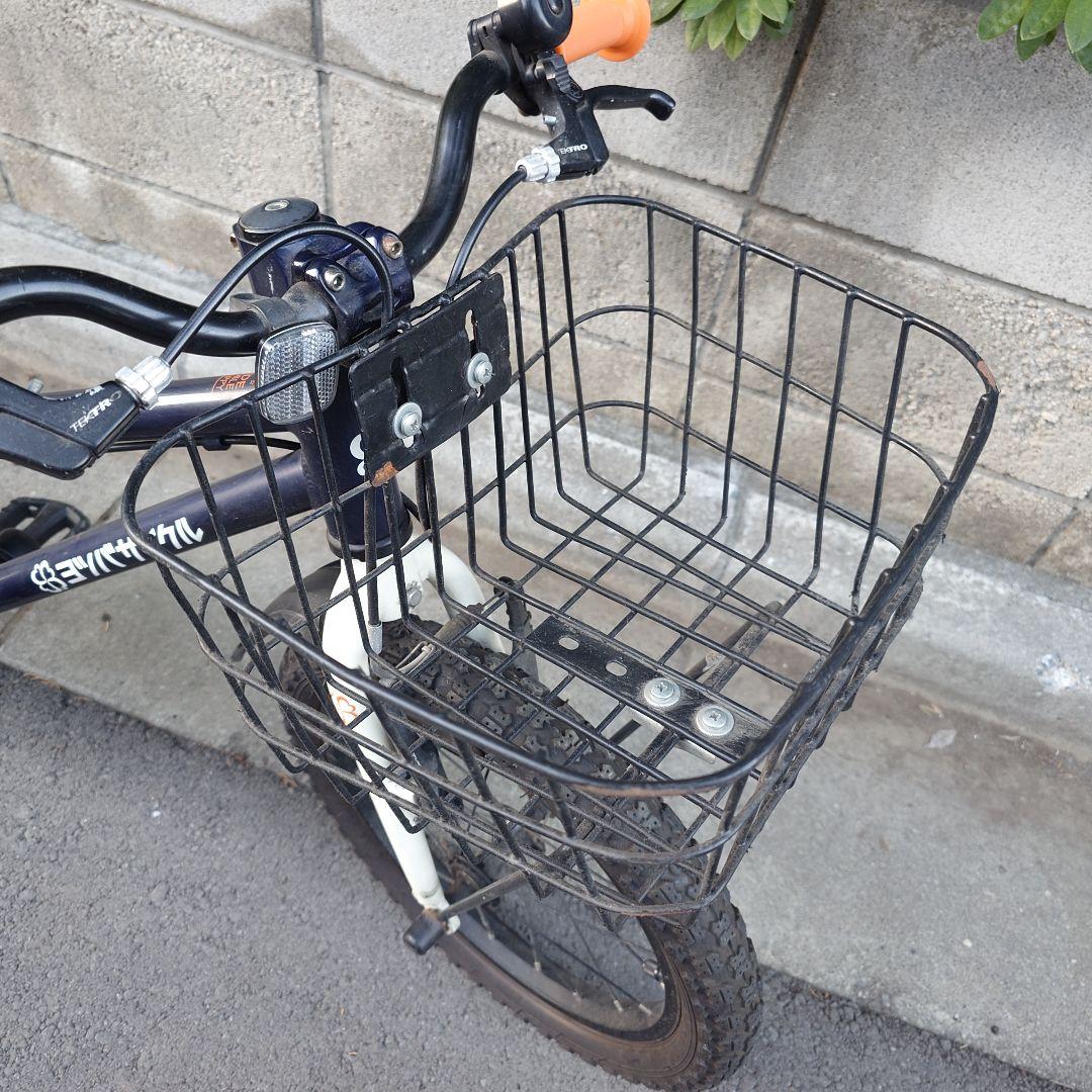 【手渡し　東京都】ヨツバサイクル　16インチ　ネイビー