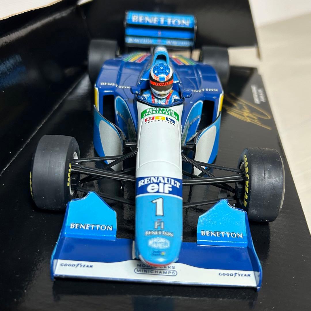 MINICHAMPS ベネトンルノー ミハエル・シューマッハ 1/18
