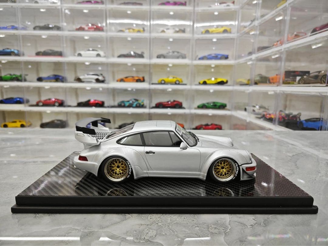 TGM モデル 1/18 ポルシェ 964 RWB シルバー ミニカー
