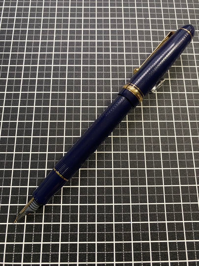PILOT CUSTOM74 Dark-Blue 網目　万年筆　字幅F