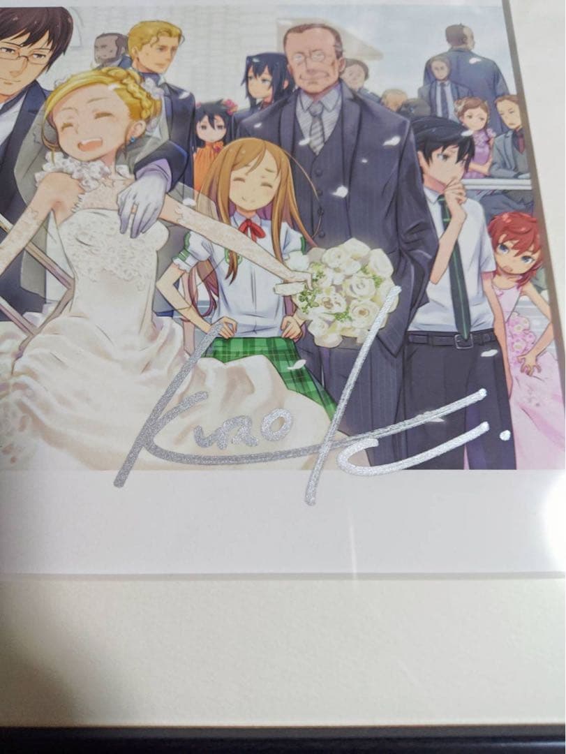 一つの大陸の物語 時雨沢恵一 黒星紅白 直筆サイン入り 複製原画 大電撃文庫展