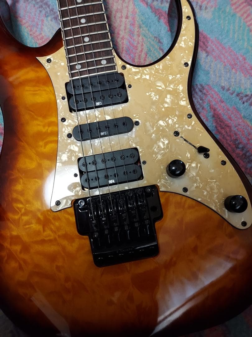 Ibanez RG350QMシリーズ エレキギター サンバースト