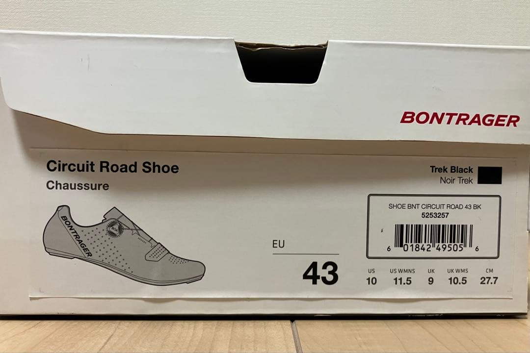 BONTRAGER CIRCUIT ROAD ブラック43 ( 27.7cm )