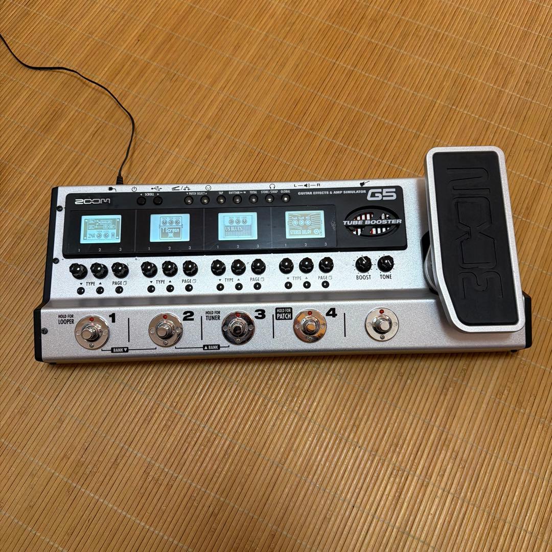 Zoom G5 マルチエフェクター　動作確認済み　おまけシールド付き