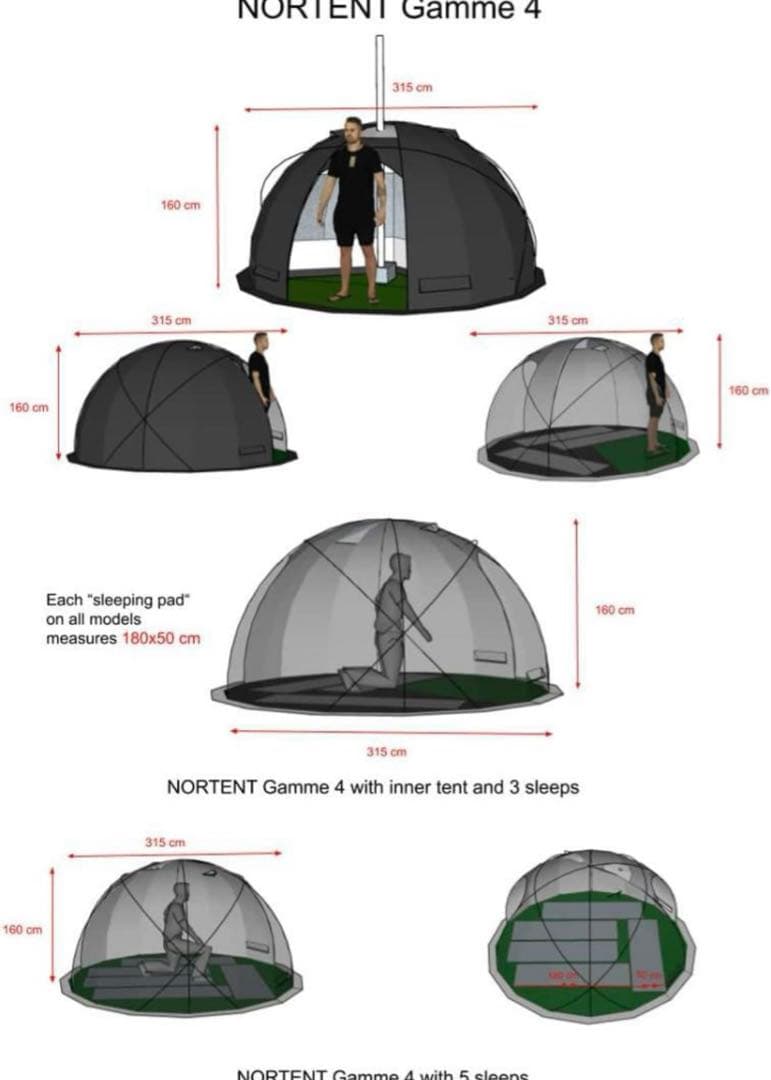 新品未使用　国内正規品 NORTENT Gamme 4 Arctic ノルテント