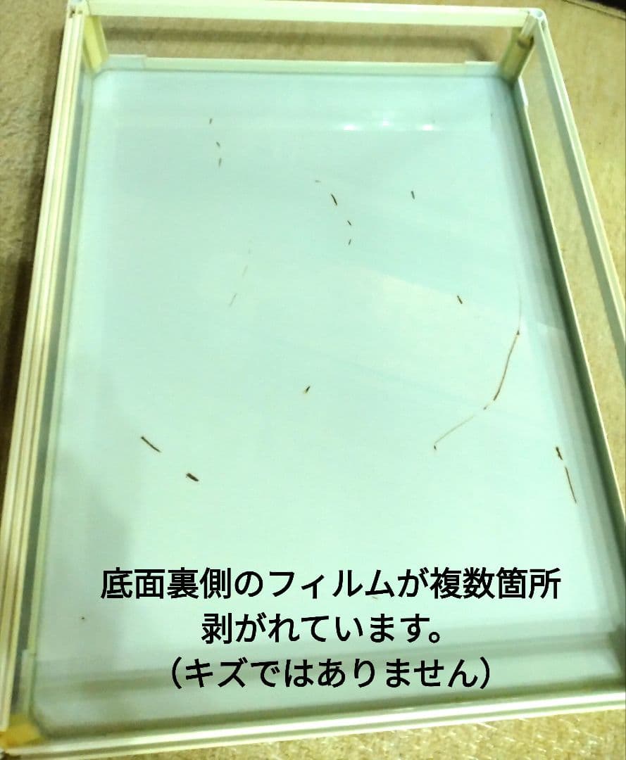 爬虫類、両生類、小動物向け　飼育ケージ サイズ60-45-45 　暖突付