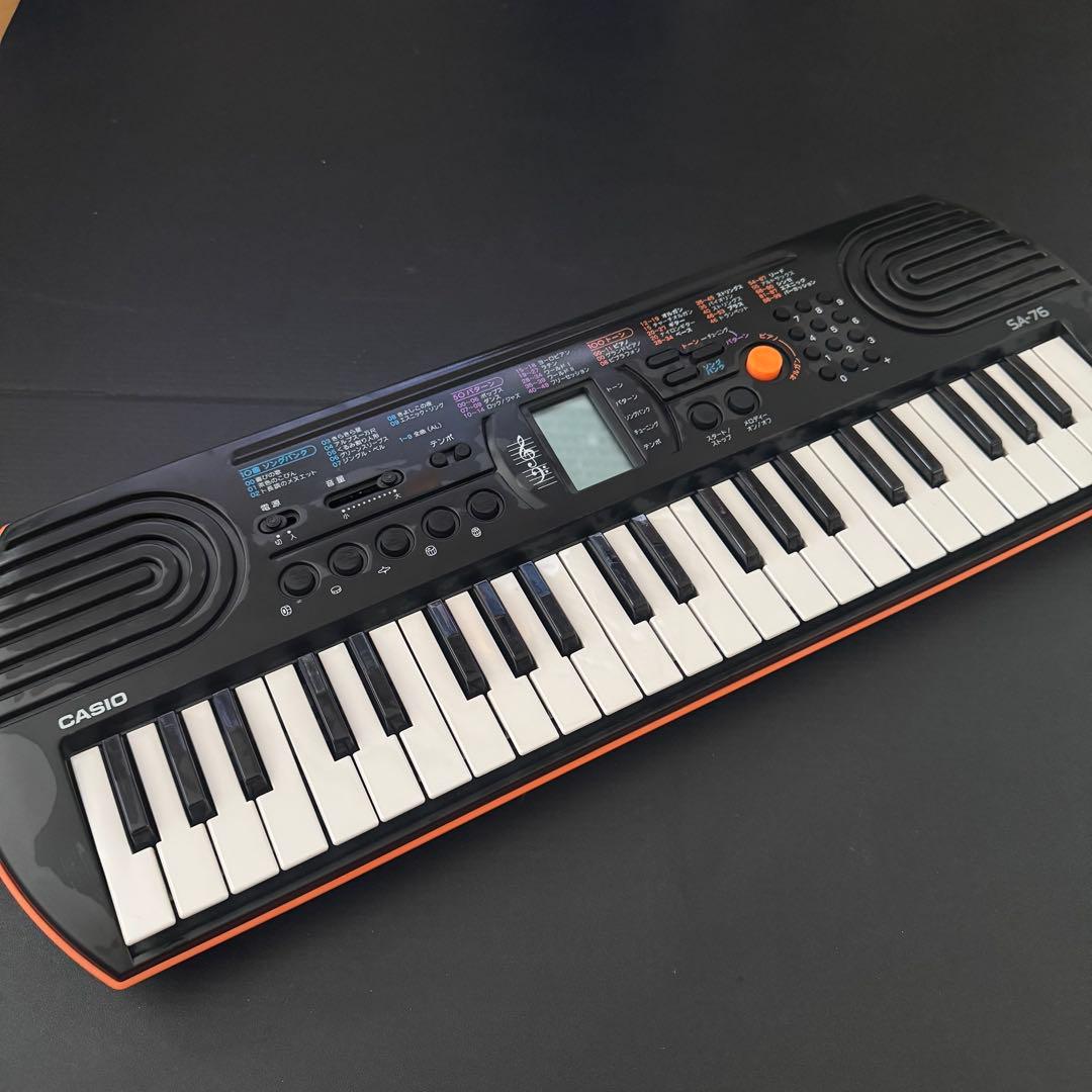 【美品】CASIO SA-76 ＋純正ACアダプター付