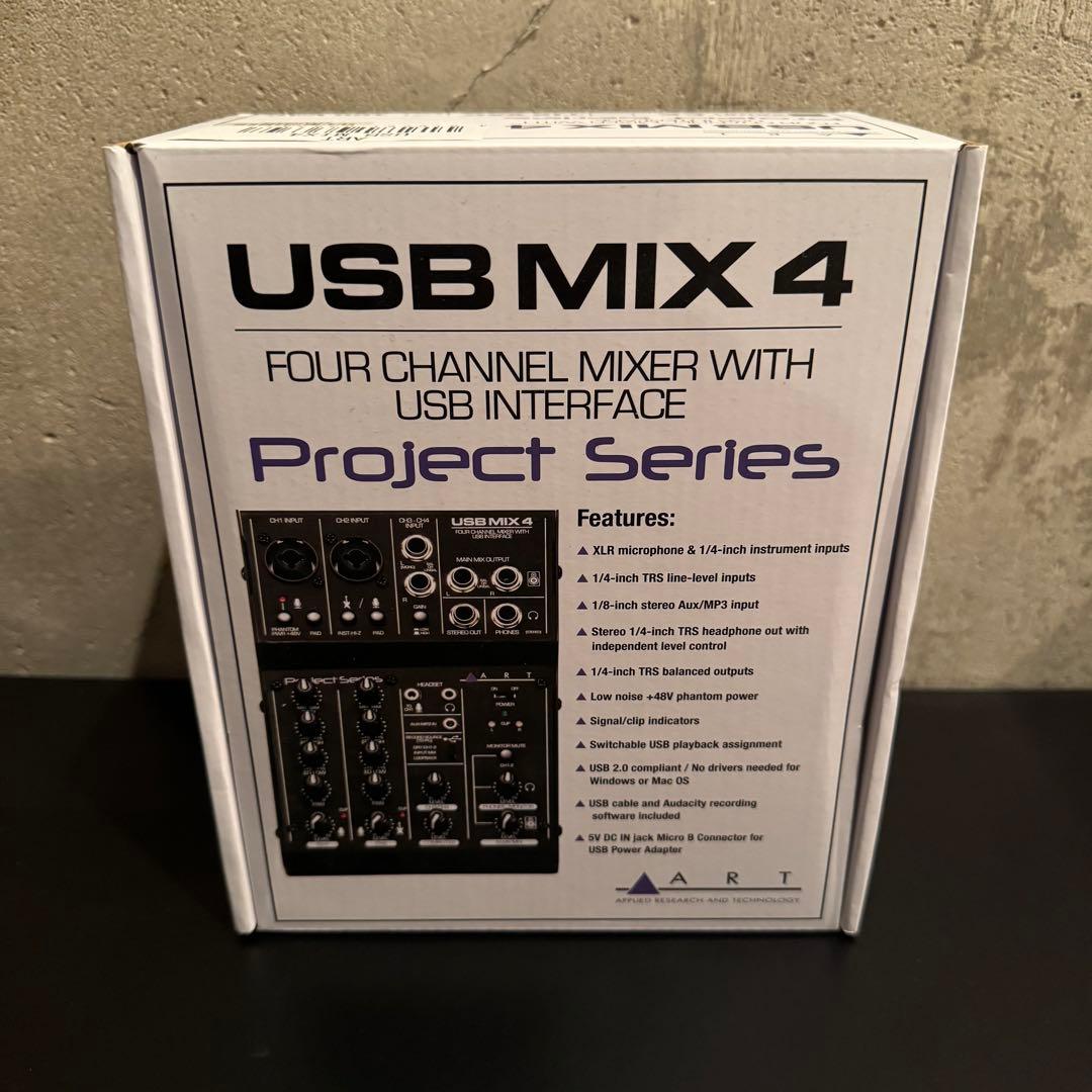 USB MIX 4 アナログミキサー オーディオインターフェース