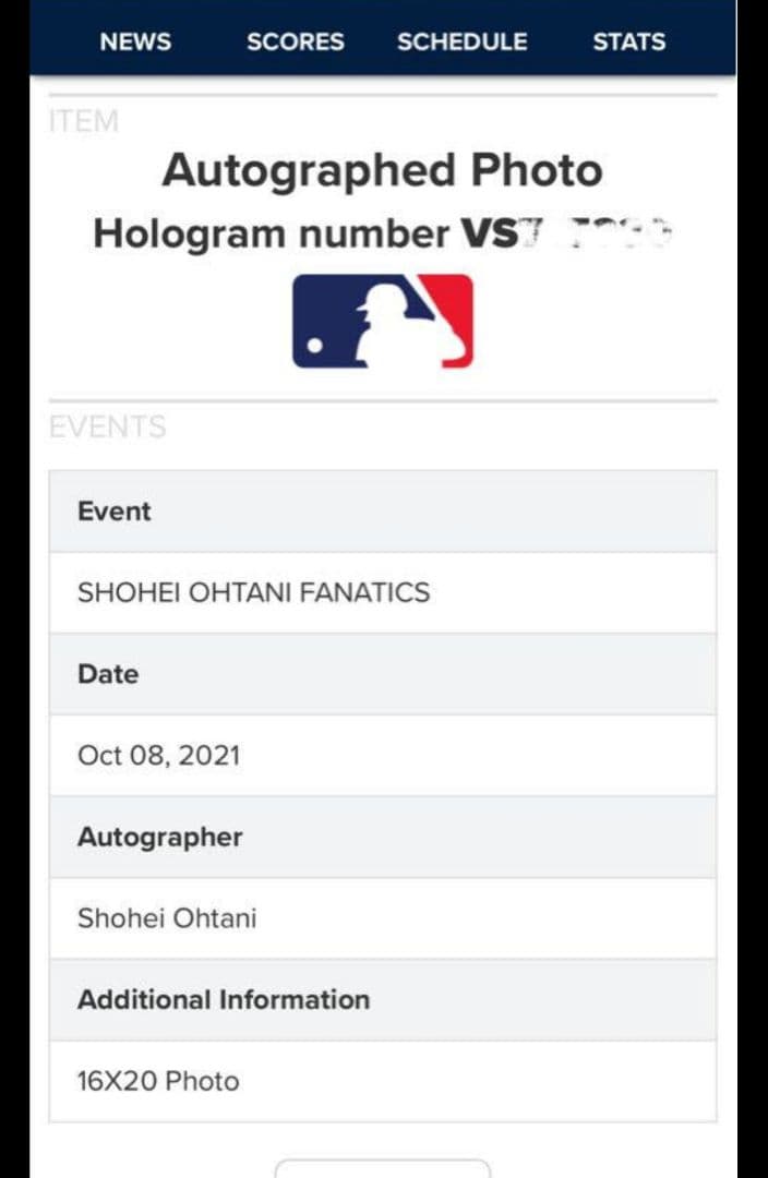 【直筆サイン】希少 大谷翔平 特大写真 正規MLBホログラム 高級額縁、鑑定書付