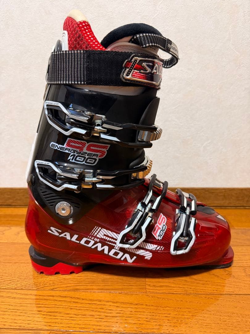 スキーブーツ SALOMON RS100 ENERGYZER 28cm RED