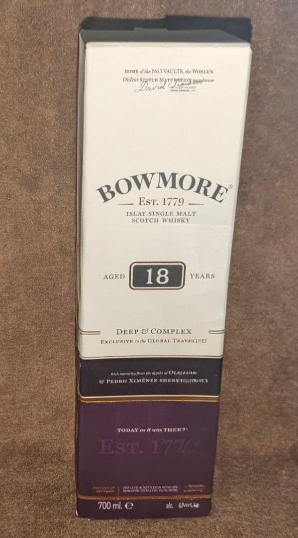 【新品・未開栓】Bowmore 18年 スコッチウイスキー 700ml