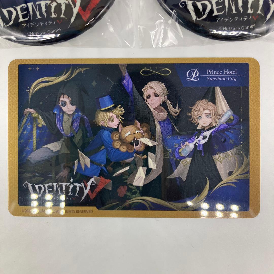 IdentityV 第五人格 プリンスホテル コラボ 缶バッジ 色紙 カードキー