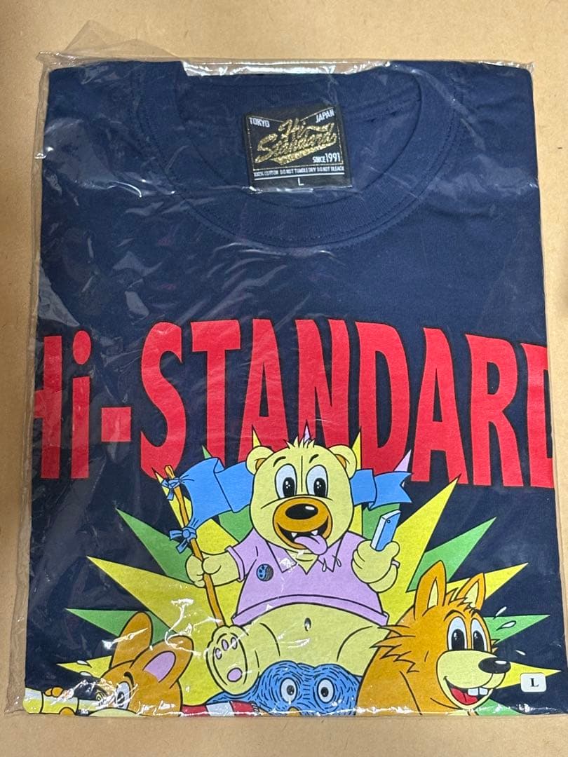 Hi-STANDARD Tシャツ Lサイズ ギフトツアー KOZIK ネイビー